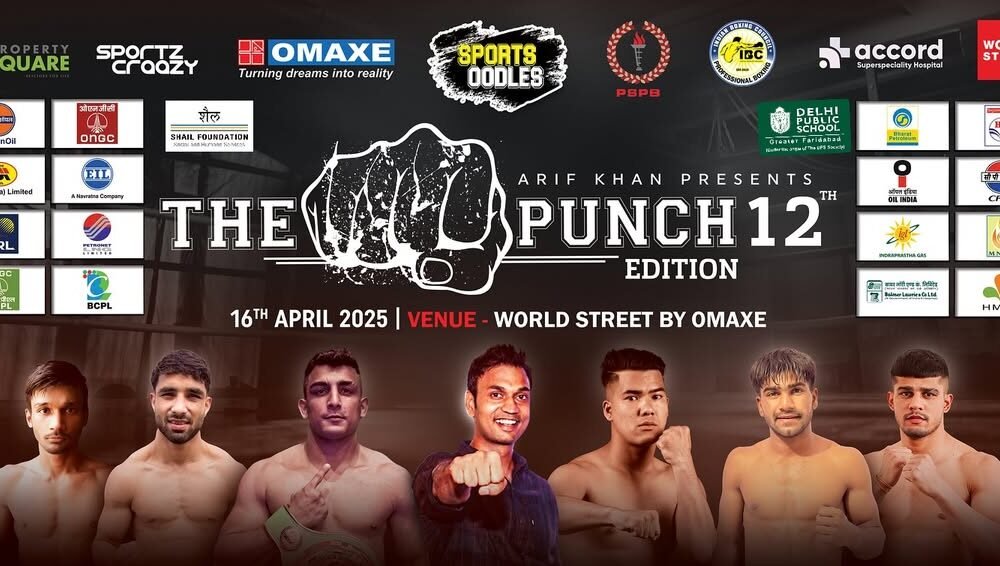 Punch Boxing Packs Punch at Omaxe World Street With 1,000 Spectators ...