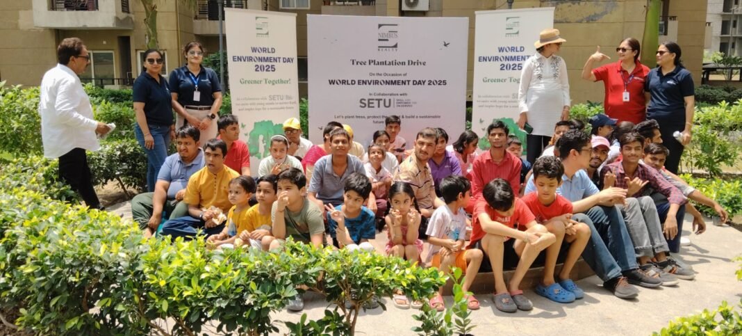 Nimbus Realty, Setu Foundation Organise Plantation Drive | RealtynMore